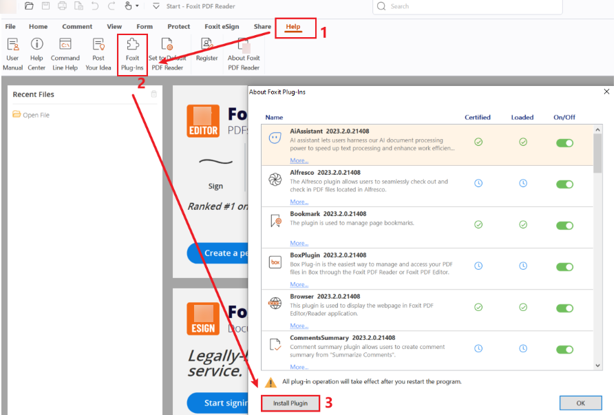How to Install .FZIP File for Foxit PDF Reader