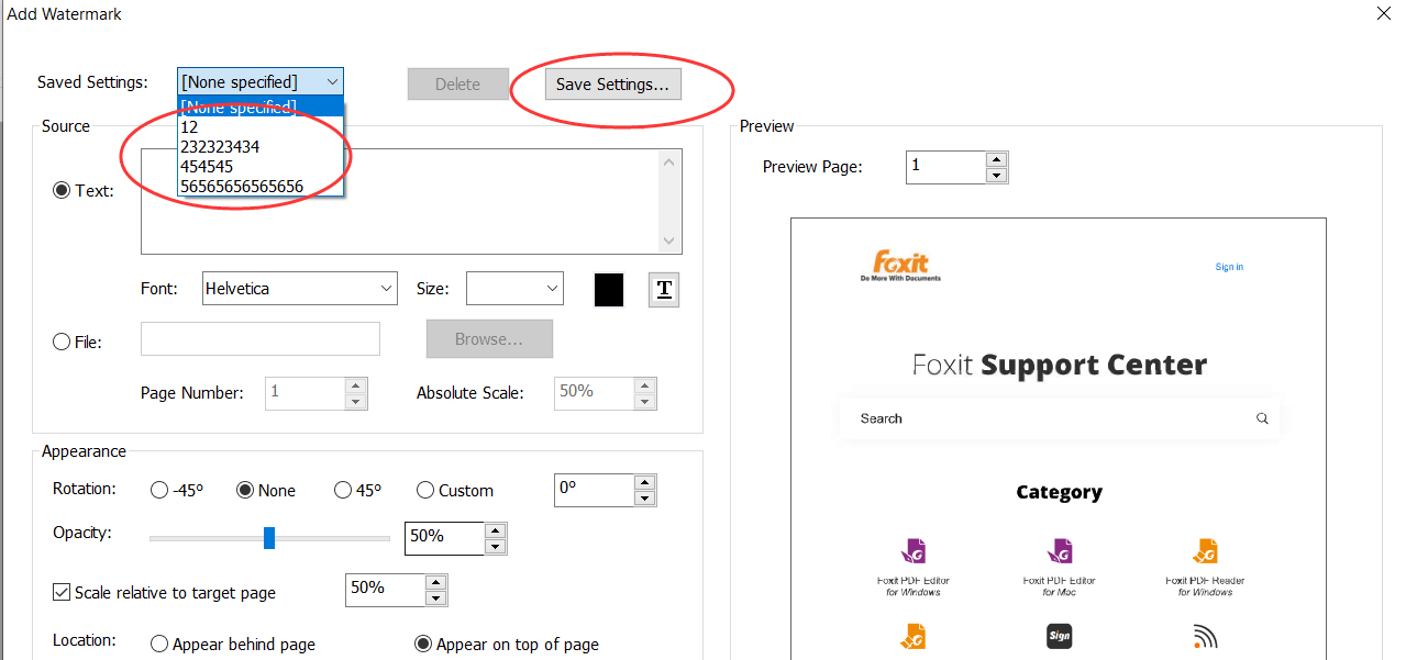 How to save and move the watermarks to a new installation of Foxit PDF ...