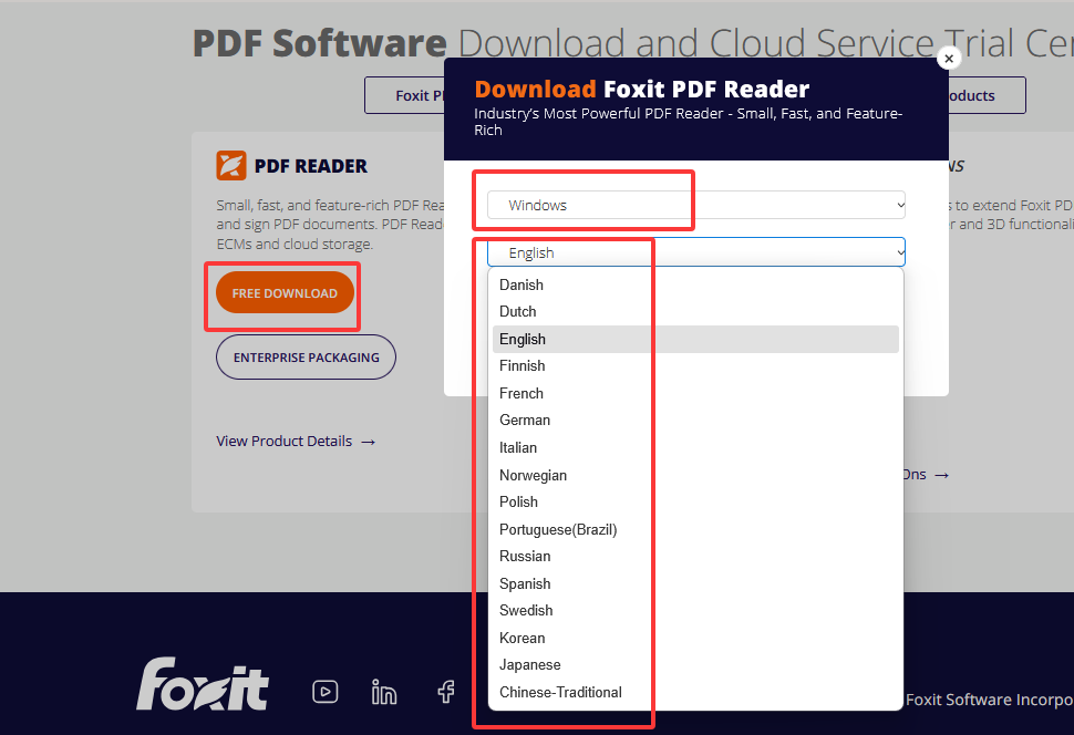 How to download and install Foxit Reader on Windows
