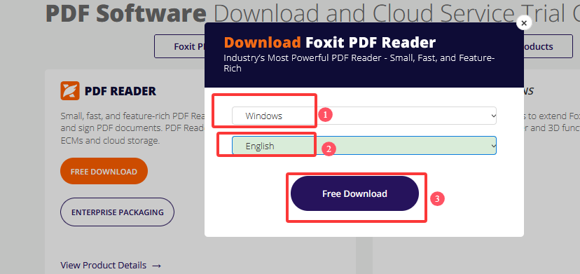 How to download and install Foxit Reader on Windows