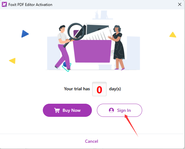 How to remove and recover Foxit PDF Editor or Foxit PDF Editor+ subscription (without Admin console)