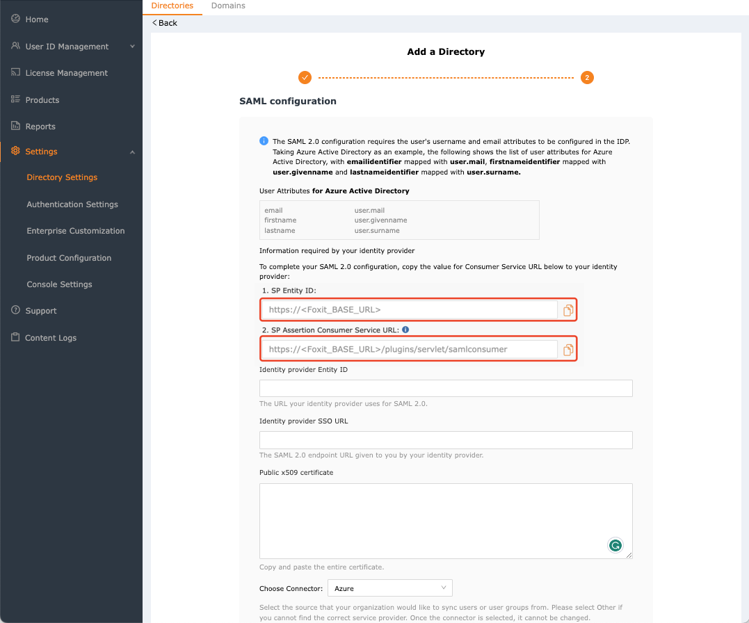 Okta SSO/SAML Configuration